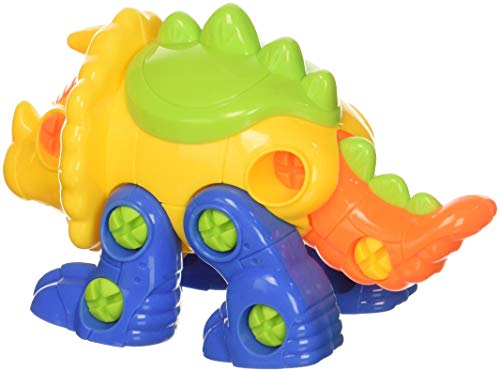 Dimple Dinosaur Take Apart STEM Toy Set for Kids (106 Pieces) Pack of 3 Educational Construction Engineering Building Playset, Build Your Own Dino Toys, for Boys Girls Toddlers