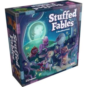 stuffed fables board game | storybook adventure,strategy game | fun family game for adults and kids | ages 7+ | 2-4 players | average playtime 60-90 minutes | made by plaid hat games