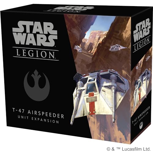 Star Wars Legion T-47 Airspeeder EXPANSION | Two Player Battle Game | Miniatures Game | Strategy Game for Adults and Teens | Ages 14 and up | Average Playtime 3 Hours | Made by Atomic Mass Games