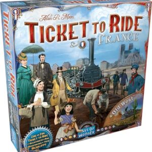 Ticket to Ride France + Old West Board Game EXPANSION - Train Route Strategy Game, Fun Family Game for Kids & Adults, Ages 8+, 2-6 Players, 30-60 Minute Playtime, Made by Days of Wonder