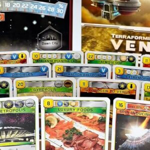 Terraforming Mars: Venus Next Expansion – Explore and Colonize Venus with New Cards, and Strategic Challenges Board Game – Ages 12+ – Stronghold Games