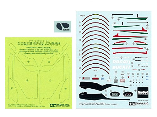 Tamiya America, Inc 1 12 Ducati 1199 Panigale S Tricolore, TAM14132