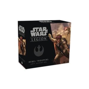 star wars legion rebel troopers expansion | two player battle game | miniatures game | strategy game for adults and teens | ages 14 and up | average playtime 3 hours | made by atomic mass games