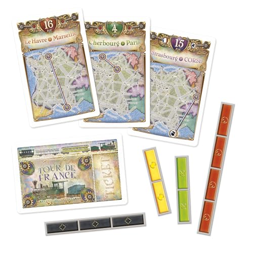 Ticket to Ride France + Old West Board Game EXPANSION - Train Route Strategy Game, Fun Family Game for Kids & Adults, Ages 8+, 2-6 Players, 30-60 Minute Playtime, Made by Days of Wonder