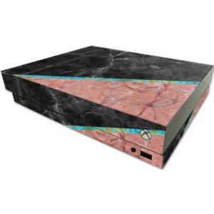 mightyskins skin compatible with microsoft one x console only - cut marble | protective, durable, and unique vinyl decal wrap cover | easy to apply, remove, and change styles | made in the usa