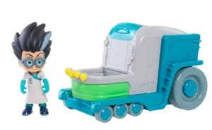 just play pj masks turbo blast, vehicle- romeo, white