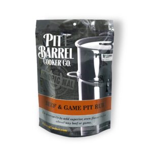 pit barrel cooker beef and game pit rub | dry rub for smoker | seasoning for steaks, fish, veggies, burgers, or any red meat | 2.5 ib bag