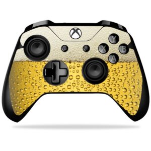 mightyskins skin compatible with microsoft xbox one x controller - beer buzz | protective, durable, and unique vinyl decal wrap cover | easy to apply, remove, and change styles | made in the usa