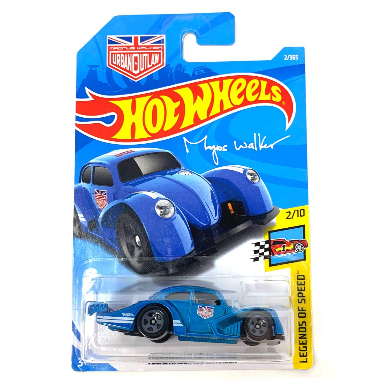 Hot Wheels 2018 50th Anniversary Legends of Speed Volkswagen Kafer Racer 2/365, Blue