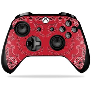 mightyskins skin compatible with microsoft xbox one x controller - bandana | protective, durable, and unique vinyl decal wrap cover | easy to apply, remove, and change styles | made in the usa