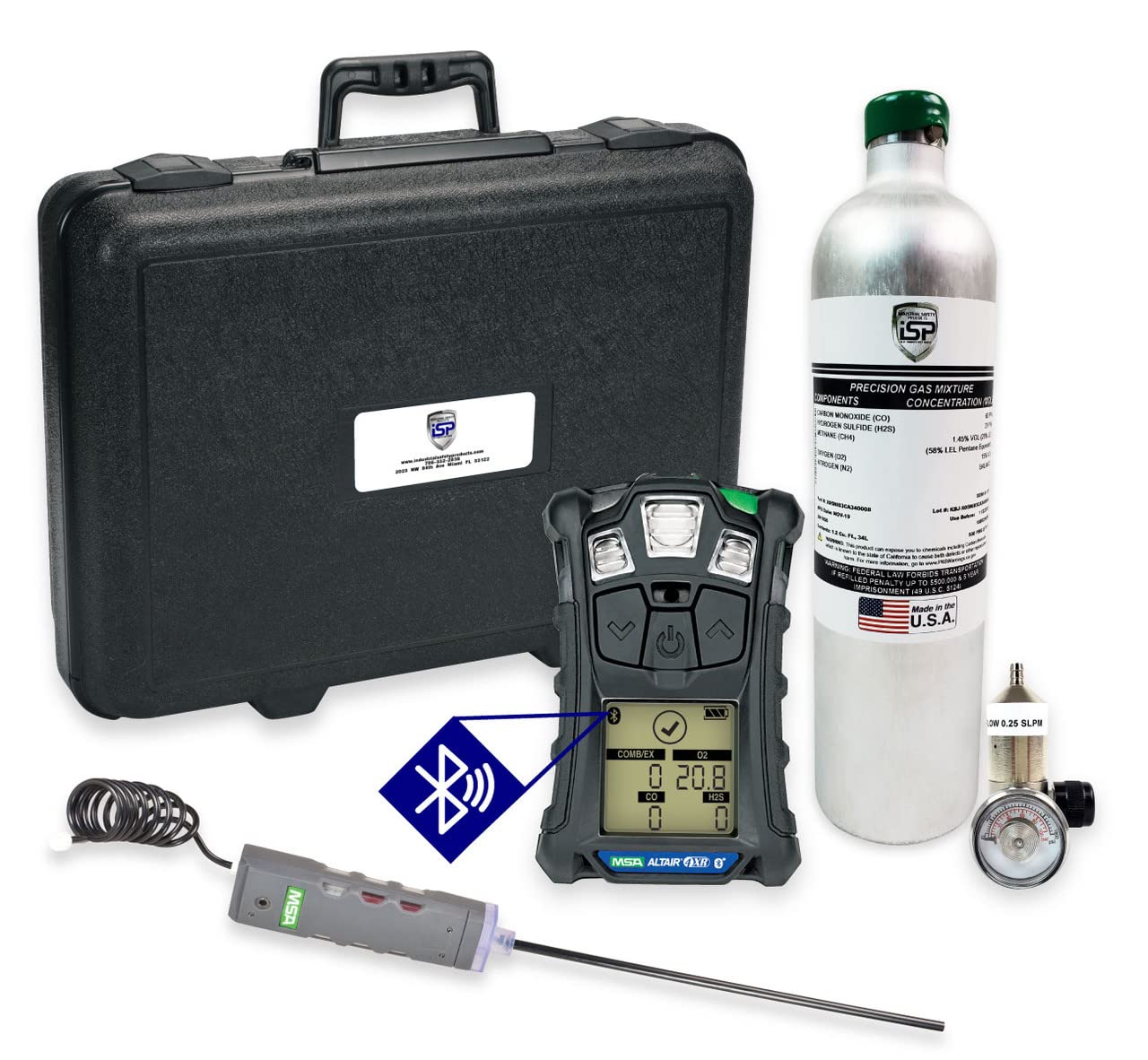 MSA 10110489 Altair 4X Multigas Detector & Calibration Kit + Pump Probe