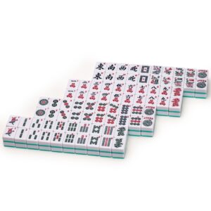 Yellow Mountain Imports Set of 166 American Mahjong Tiles, Pepper (Tiles Only Set) - Made