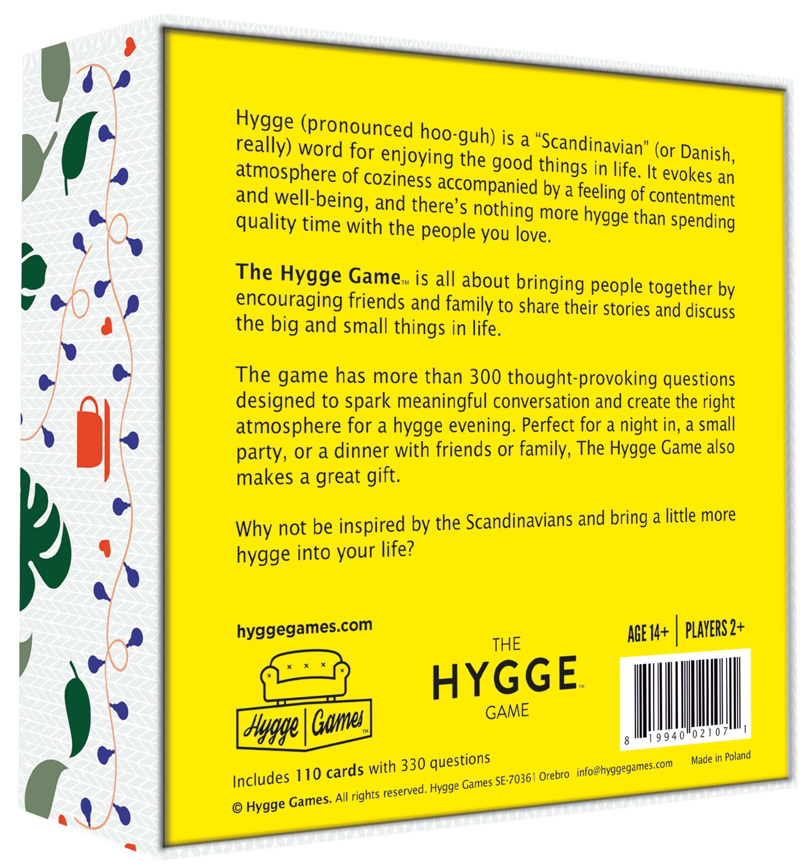 The Hygge Game - Cozy Conversation In Pleasant Company Multicolored, White,14 years