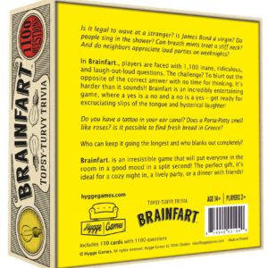 Hygge Games Brainfart Topsy Turvy Trivia Game, Sand