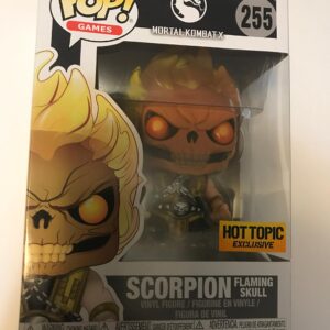 Funko Pop! Games Mortal Kombat X Scorpion #255 (Flaming Skull)