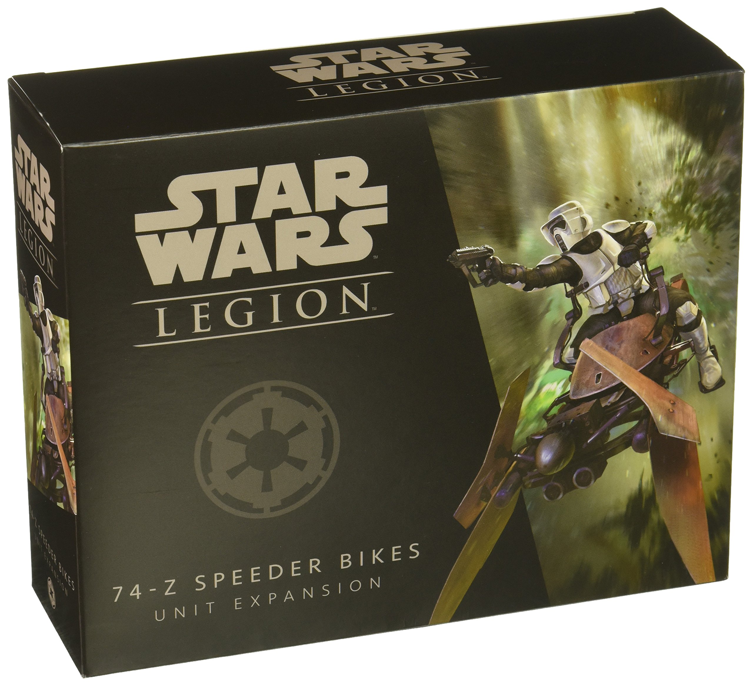 Star Wars: Legion 74-Z Speeder Bikes UNIT EXPANSION - Deploy Lightning-Fast Scouts! Tabletop Miniatures Strategy Game for Kids & Adults, Ages 14+, 2 Players, 3 Hour Playtime, Made by Atomic Mass Games