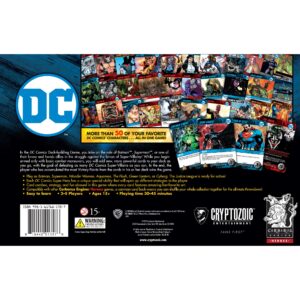 DC Deck-Building Game - Play as Members of DC's Justice League - Unique Abilities for Each Super Hero - Standalone, Compatible with Full DC Deck-Building Game Series