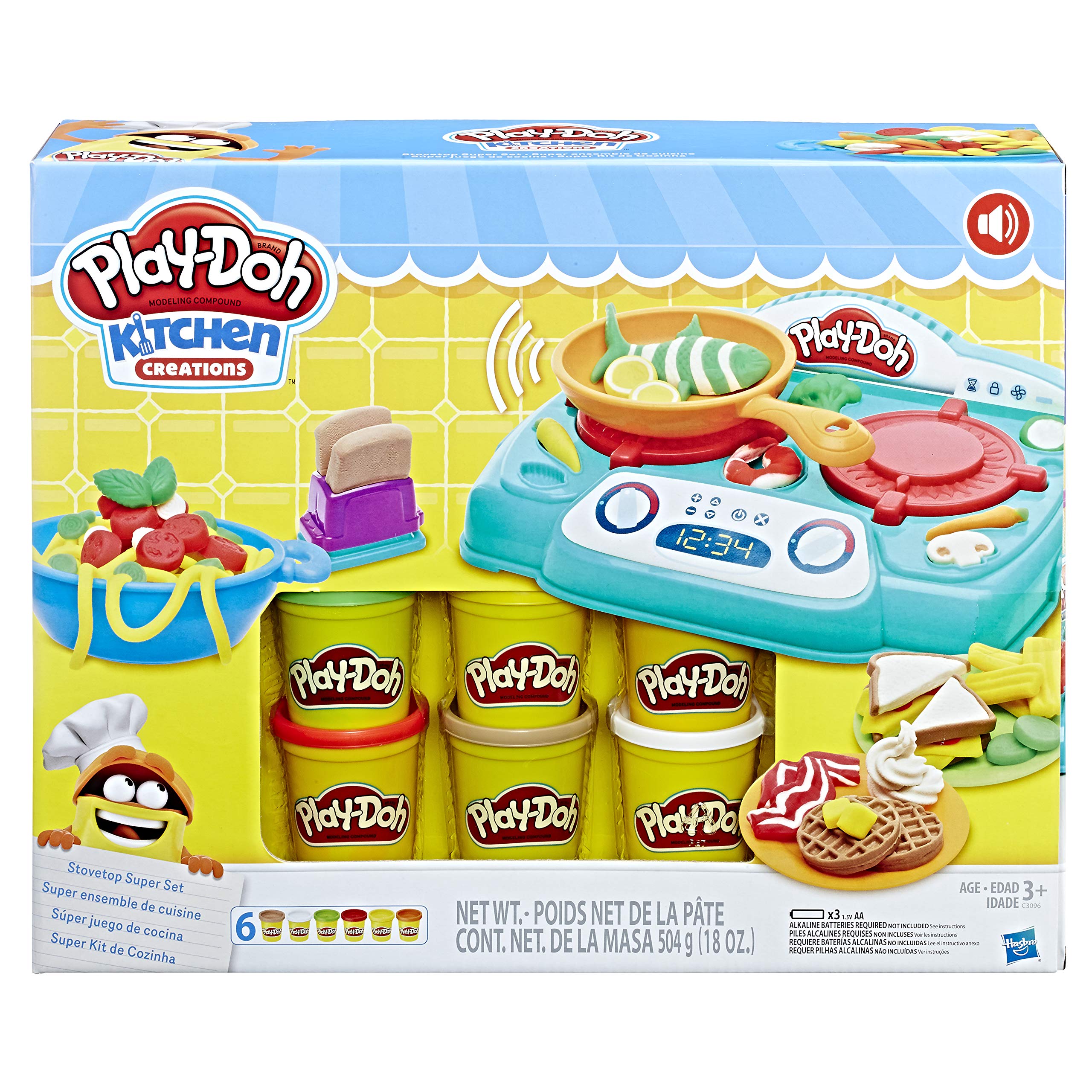 Play-Doh Kitchen Creations Stovetop Super Set (Amazon Exclusive)