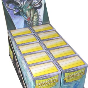 Dragon Shield Matte Clear Standard Size Card Sleeves Display Box [10 packs]