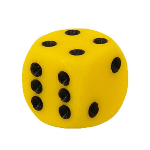 DND Dice Set-Chessex D&D Dice-16mm Opaque Yellow and Black Plastic Polyhedral Dice Set-Dungeons and Dragons Dice Includes 12 Dice – D6