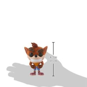 POP Funko 0889698256438 Crash Flocked Exclu Figurines 10 cm