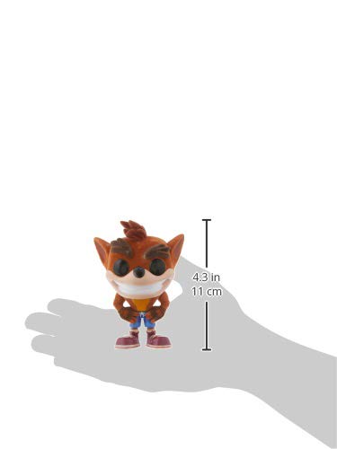 POP Funko 0889698256438 Crash Flocked Exclu Figurines 10 cm