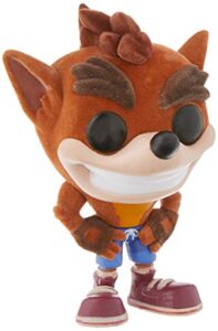 pop funko 0889698256438 crash flocked exclu figurines 10 cm