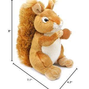 TigerHart Carter The Squirrel - 8 Inch Stuffed Animal Plush