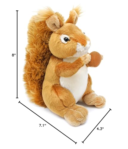 TigerHart Carter The Squirrel - 8 Inch Stuffed Animal Plush