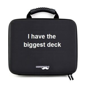 portable card game case for cards against humanity. fits main game and expansions (extra large)