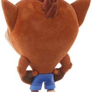 POP Funko 0889698256438 Crash Flocked Exclu Figurines 10 cm