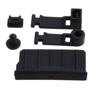 for nintendo 3ds / new 3ds / 3ds xl/ll / new 3ds xl/ll silicone dust plug cover-black