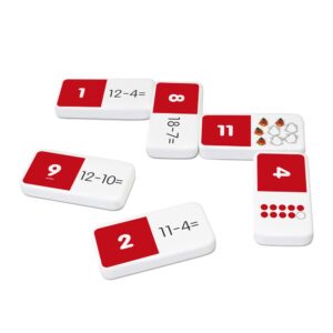 Junior Learning Dominoes Subtraction White 7.8 H x 4.7 L x 1.5 W