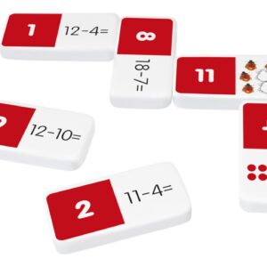 Junior Learning Dominoes Subtraction White 7.8 H x 4.7 L x 1.5 W