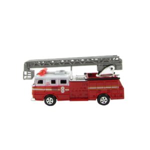 treasure gurus 1:87 scale ho gauge fire engine ladder truck model train accessory pencil sharpener