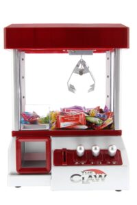 etna electronic arcade claw machine - toy grabber machine with flashing led lights and sound