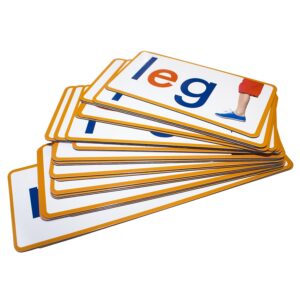 Junior Learning CVC Word Strips Set of 24