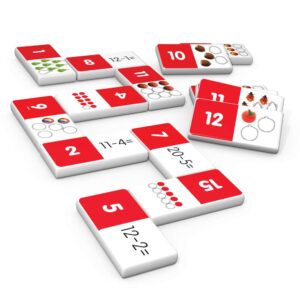 Junior Learning Dominoes Subtraction White 7.8 H x 4.7 L x 1.5 W