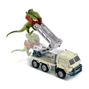 MATCHBOX JURASSIC WORLD DINO TRANSPORTERS DILOPHO-LOADER Vehicle and figure