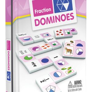 Junior Learning JL485 Fraction Dominoes, Multi 7.8 H x 4.7 L x 1.5 W