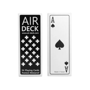 air deck travel playing cards - black