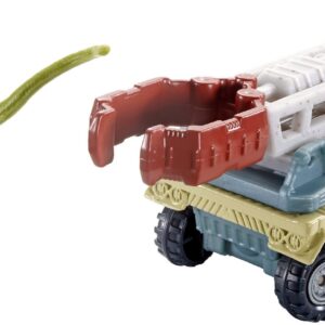 MATCHBOX JURASSIC WORLD DINO TRANSPORTERS DILOPHO-LOADER Vehicle and figure