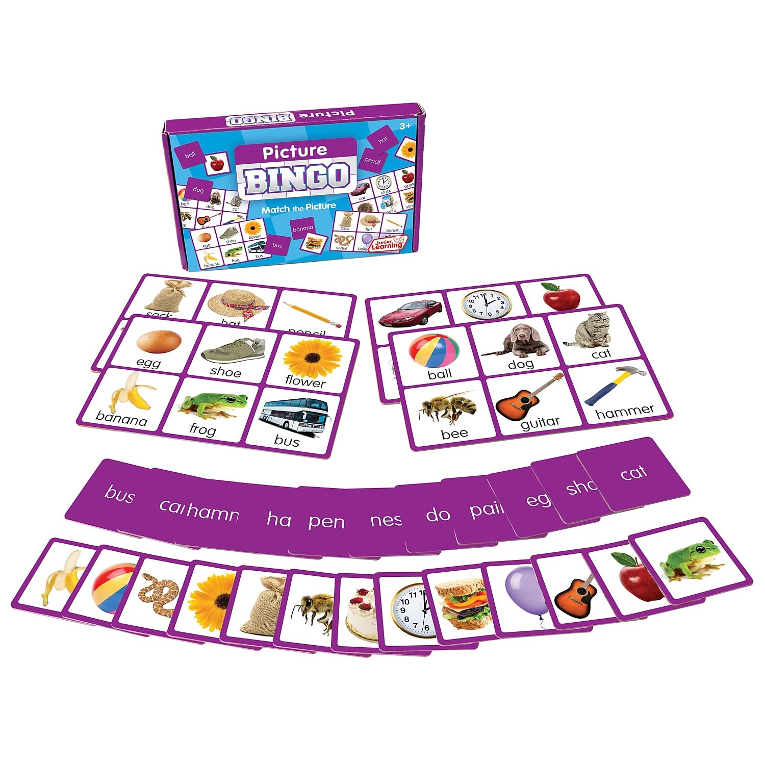 Junior Learning Picture Bingo Educational Action Games