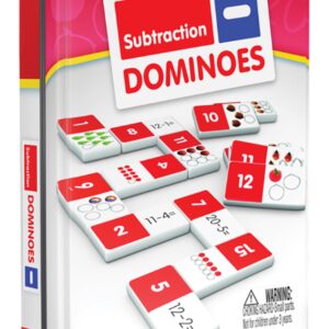 Junior Learning Dominoes Subtraction White 7.8 H x 4.7 L x 1.5 W