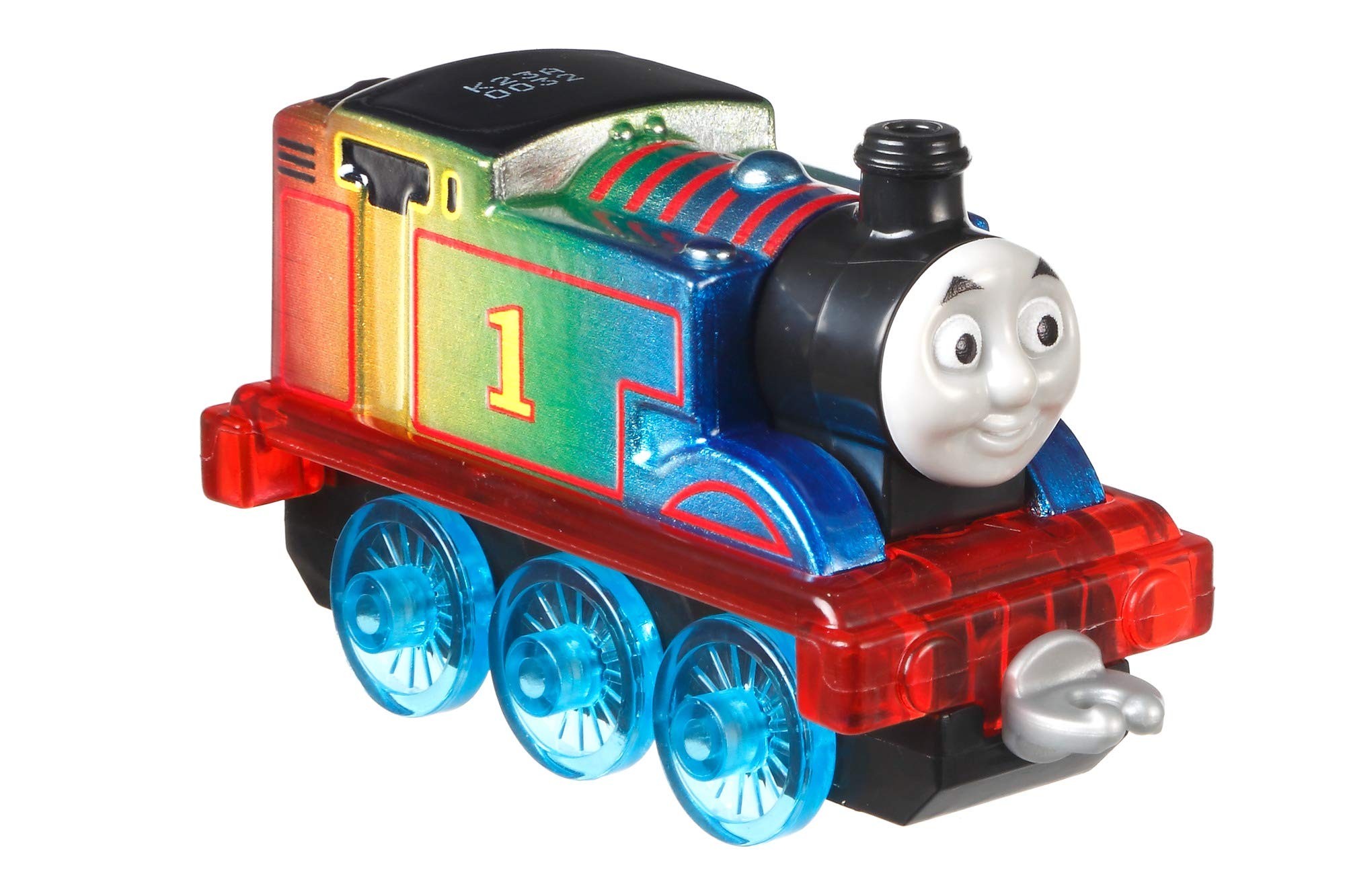 THOMAS & FRIENDS FJP74 Rainbow Thomas, Thomas The Tank Engine Adventures Limited Edition Toy Engine, Diecast Metal Toy, Toy Train, 3 Year Old