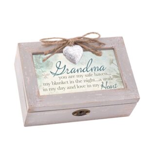 cottage garden grandma safe haven blanket smile petite locket distressed natural music box plays wind beneath my wings