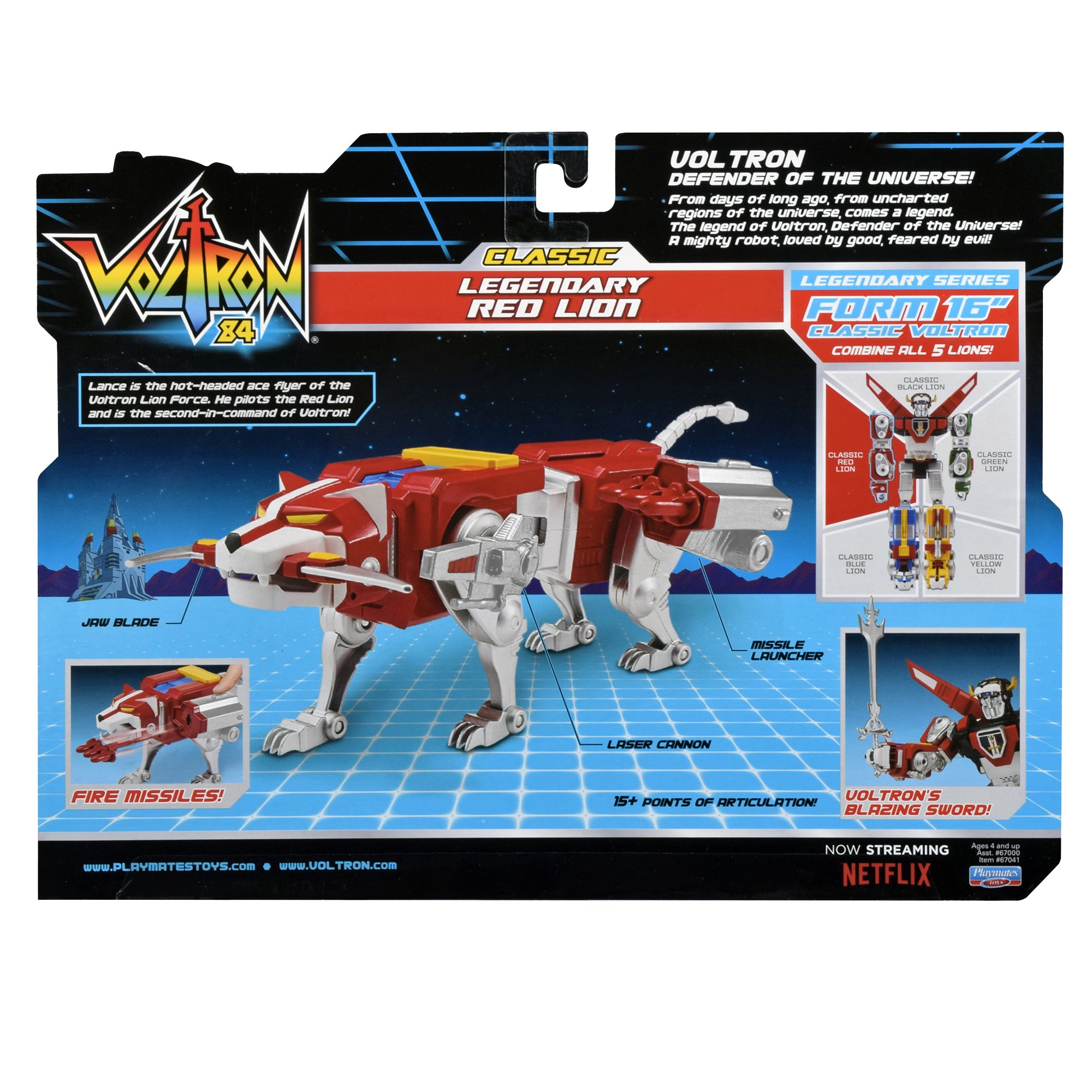 Voltron Classic Combining Red Lion Action Figure