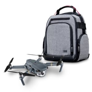 usa gear drone backpack - drone case compatible with dji mavic pro 3, spark mini, ryze tello, yuneec breeze and more - customizable interior, weather resistant, storage for batteries and accessories