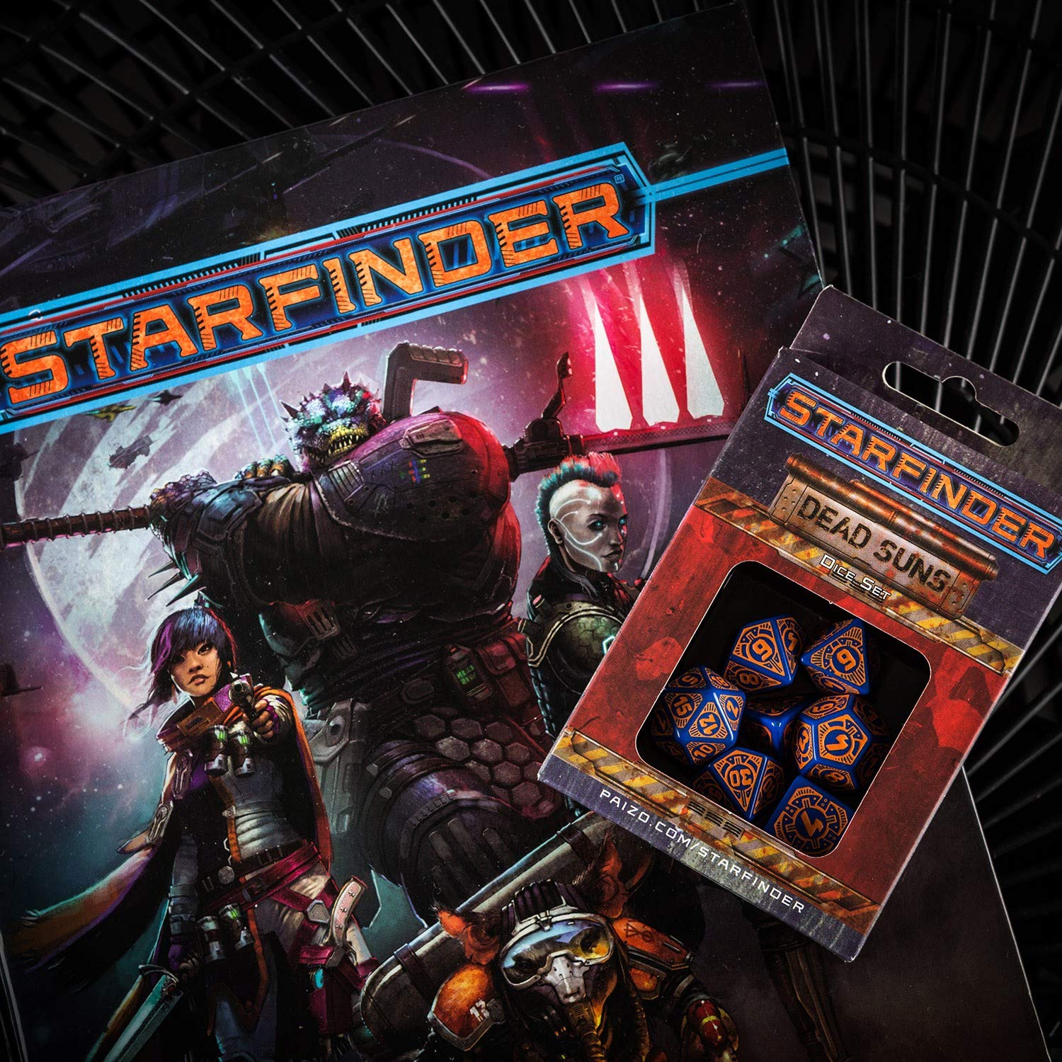 Q-Workshop Starfinder Dead Suns Dice Set 7 Board Games