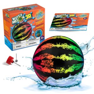 watermelon ball the original pool toys for kids ages 8-12 - 6.5 inch pool ball for teens, adults, family - pool games, pool toys, fun swimming pool games, water football, diving and beach ball play